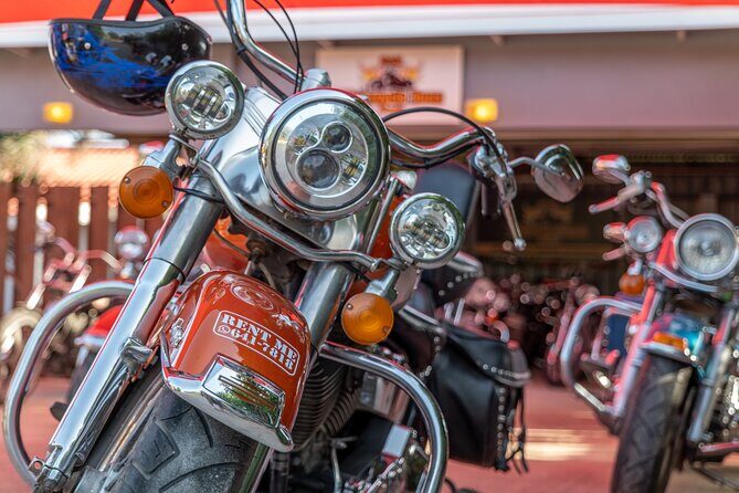 Harley-Davidson RENTALS ONLY 4 hrs - The Route and Key Stops