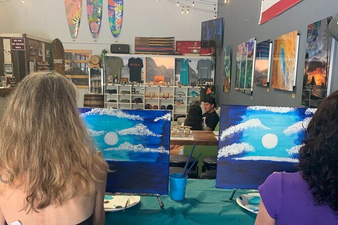 Hawaiian Style Paint Party at Koolau Distillery, Paint & Sip - What to Expect: A Step-by-Step Breakdown