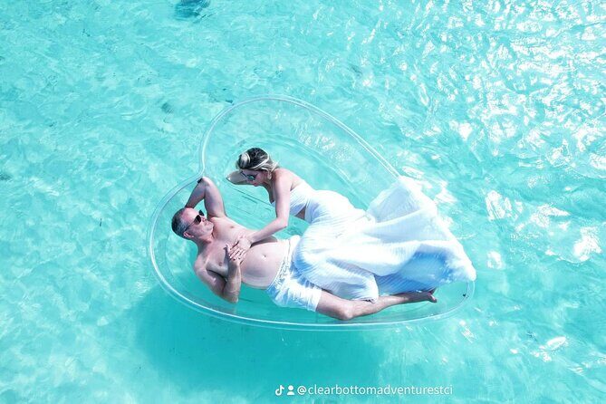 Heart shape Clear Kayak Drone shoots - Who Should Consider This Experience?