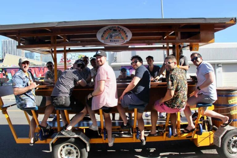 Honolulu: Kaka'ako Brewery Tour by 15-Passenger Bike - The Breakdown of the Tour