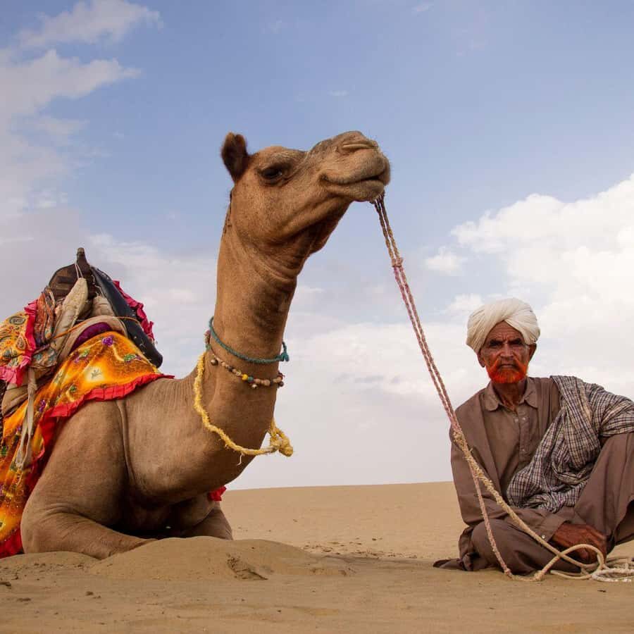 Jaisalmer: Camel Safari, Dinner, and Massage - Camel Safari Through the Dunes
