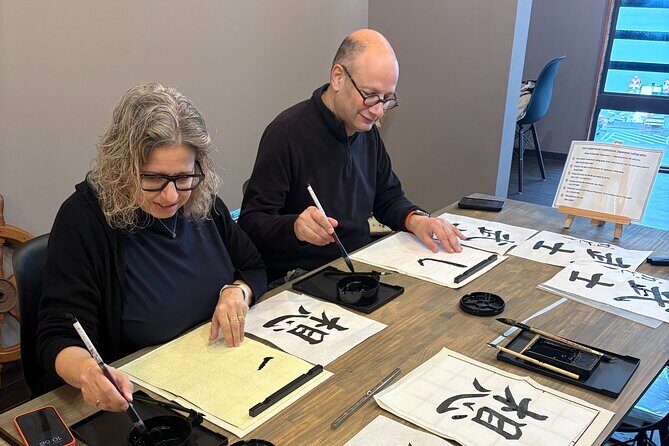 Japanese Calligraphy Experience with a View of Lake Kawaguchi - Why This Experience Works