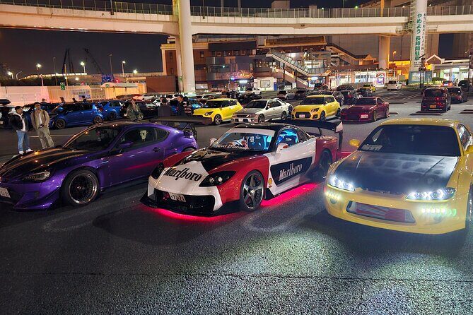 JDM daikoku Car met up Minivan Tour to Tokyo Tower - The Heart of the Tour: Daikoku Parking Area