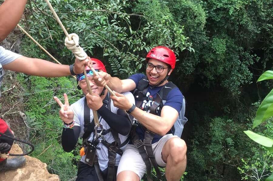 Jomblang and Pindul Caves Shared Guided Tour With Transfer - Into the Depths: Jomblang Cave Rappelling