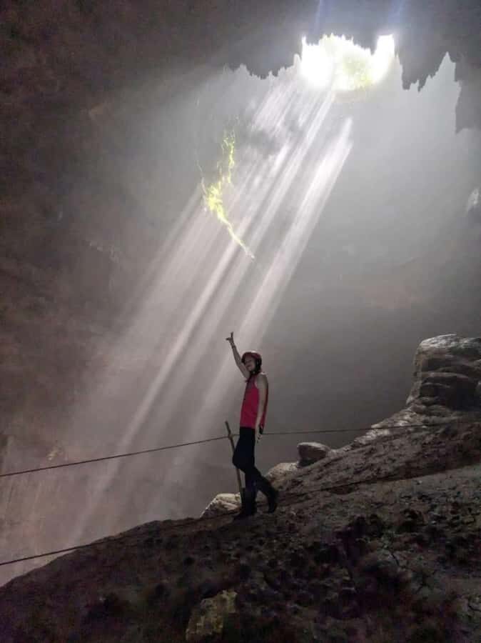 Jomblang Cave & Cycling at Plaosan Temple and green plants - Discovering Jomblang Cave: The "Light of Heaven"