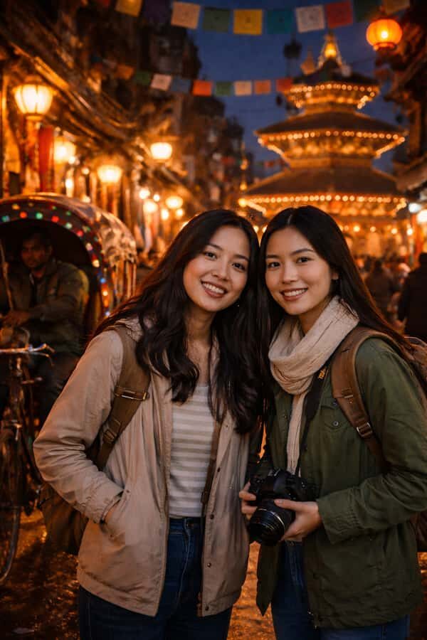 Kathmandu: Women-Only Evening Walk with Dinner and Drinks - The Itinerary in Detail