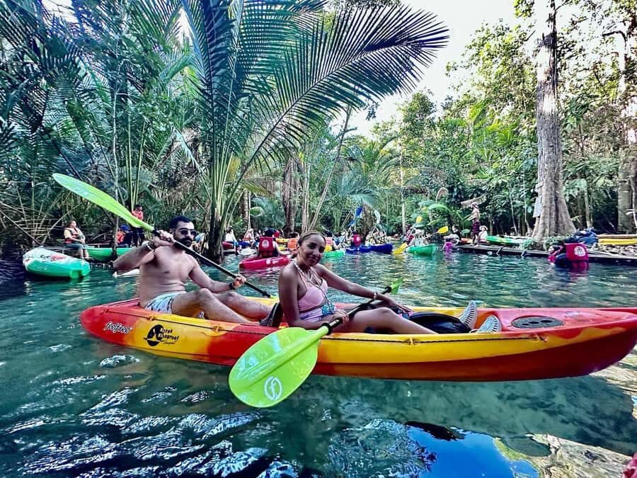Kayaking at klong root in clude ATV and shooting - What Makes This Tour Stand Out