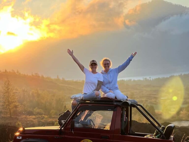 Kintamani: Jeep Sunrise Trekking With Natural Hotspring - The Itinerary Breakdown