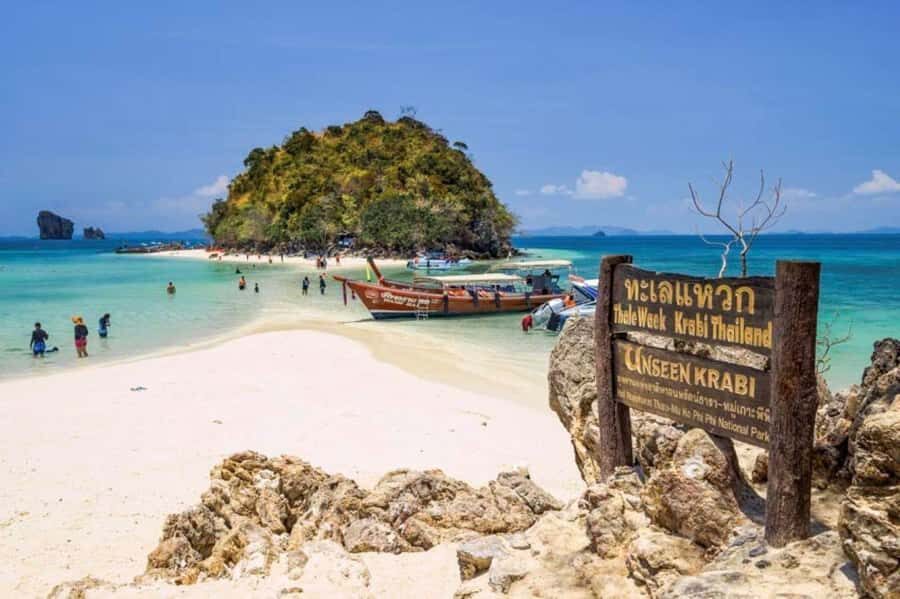 Krabi: 7 Islands Sunset Tour by Longtail Boat & BBQ Dinner - Detailed Breakdown of Each Stop