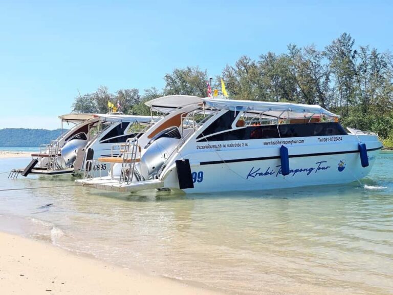 Krabi: Private Speedboat 4 island - Practical Details and Considerations