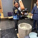 Kyoto : mochi pounding Experience& tea ceremony & Real Sword - Mochi Pounding: A Hands-On Tradition