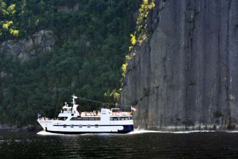 La Baie: 3-Hour Saguenay Fjord Classic Cruise with Guide - The Experience of the Ship: Comfort and Practicalities