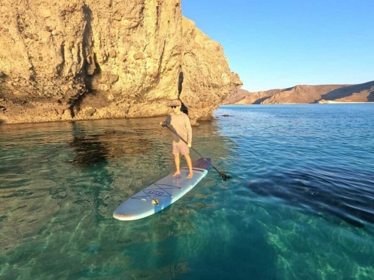 La Paz Bay Guided Paddleboarding and Snorkeling Tour - Launching into the Waters of La Paz