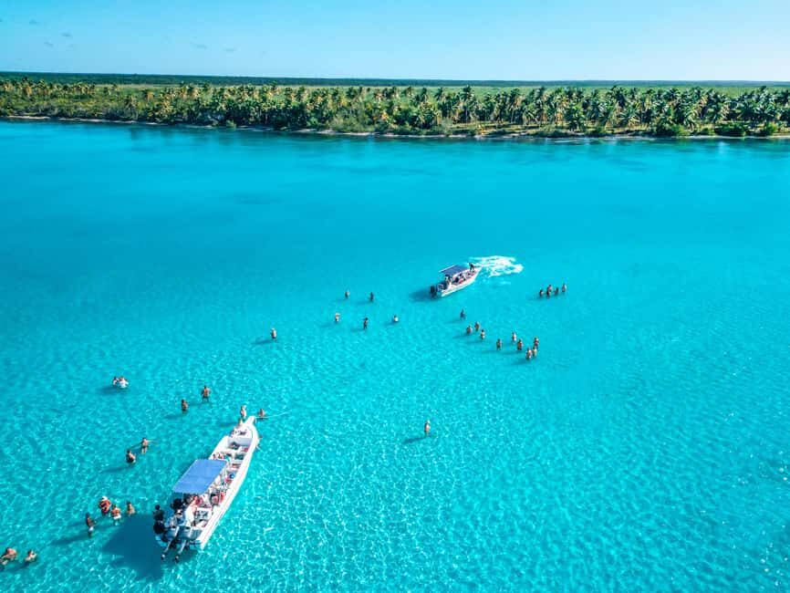 La Romana: Saona Crusoe VIP for cruise guests - The itinerary in detail