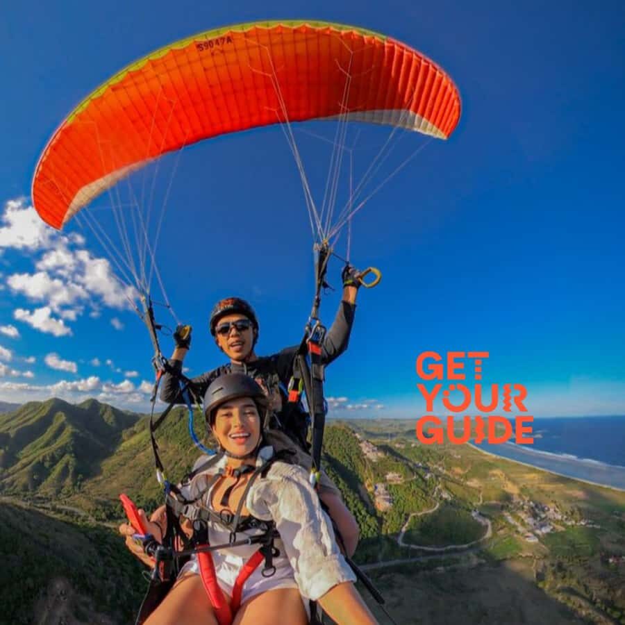 Lombok : Tandem Paragliding With Pilot, Cave & Village - A Great Introduction to Lombok’s Natural Beauty