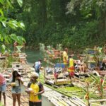 Lovers Rock Great River Bamboo Rafting with Shopping - The Limestone Foot Massage and Banana Plantation
