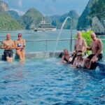 Luxury Modern Cruise Through Halong, Lan Ha Bay with Savory Lunch - Transportation, Duration, and Group Size