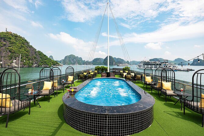 Maia Cruise A Luxurious 5-Star Day Tour in Ha Long Bay - Transportation and Group Size