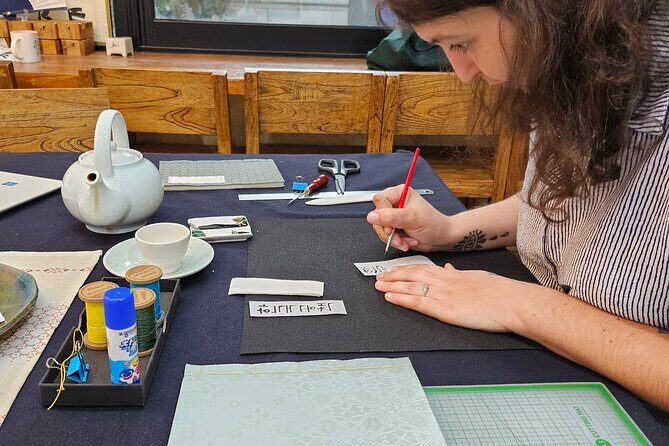 Making a traditional notebook & naming on it in Hangeul in Seoul - The Sum Up