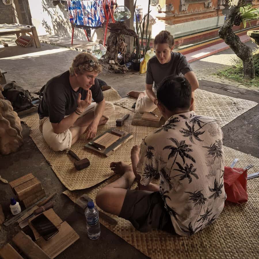 Mas Village Wood Carvings class with Local artist - Authentic Craftsmanship and Cultural Connection