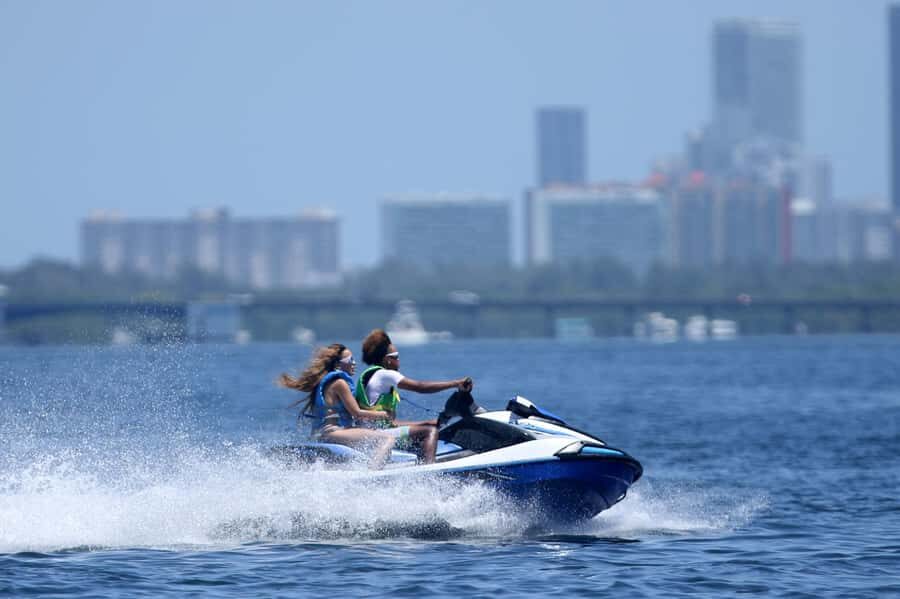 Miami Beach: Jet Ski Adventure with Free Boat Ride - The Itinerary in Detail
