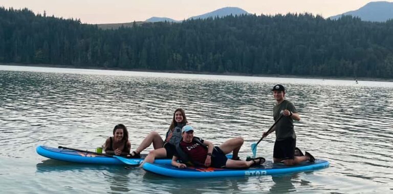 Mineral Lake: Sunset Paddle Board Tour with View of Rainier - The Itinerary Breakdown