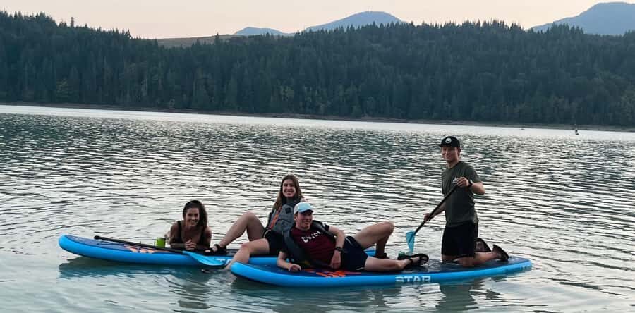 Mineral Lake: Sunset Paddle Board Tour with View of Rainier - The Itinerary Breakdown