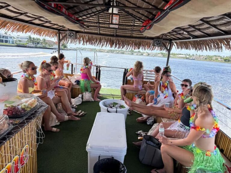 Naples: Bachelorette & Birthday Tiki Boat Tour with BYOB - The Itinerary and Stops