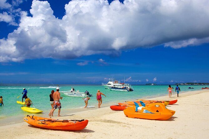 Negril 7 Mile Beach Ricks Café and Shopping Tour from Montego Bay - Discovering the Beaches of Negril