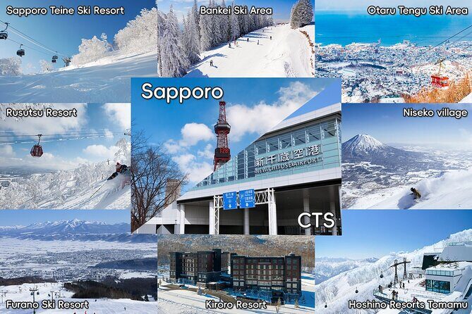 New Chitose Airport(CTS) Private One-Way Transfer - The Route & Destinations