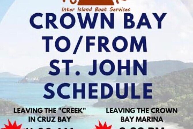 One way private/Airport to Downtown/Crown Bay/Emarld Beach/ - Final Thoughts