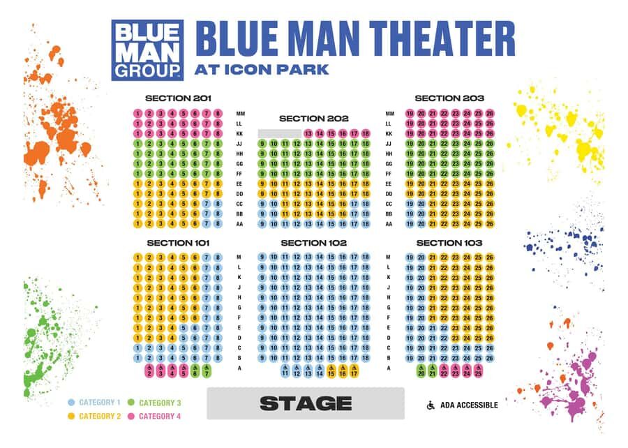 Orlando: Blue Man Group Show at ICON Park - What to Expect from the Blue Man Group at ICON Park