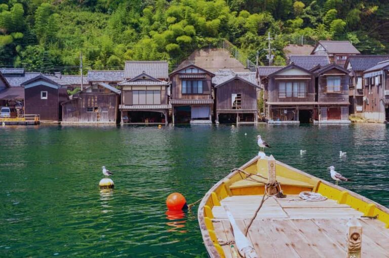 Osaka: Amanohashidate, Ine Boat Houses & Miyama Day Trip - The Experience and Practical Details