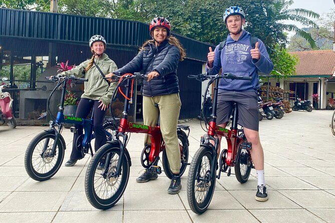 PiGo Ninh Binh E Bike Adventure - Riding Through Emerald Rice Fields and Dramatic Peaks