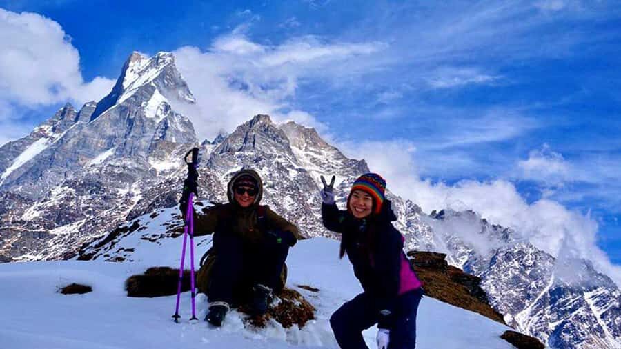Pkr. Backpacker Group Dep.: 4 Day Mardi Himal Base Camp Trek - Day 1: Forest Camp to High Camp (3,550m)