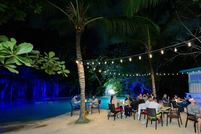 Polaris At Night, Waterfall Pool + Surf & Turf Dinner - Practical Details and What to Expect