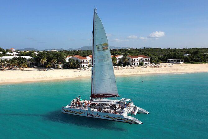 Prickly Pear Catamaran Trip from St Maarten Including Lunch - The First Stop: Prickly Pear Cay