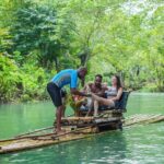 Private Bamboo Rafting with Limestone Massage from Montego Bay - The Itinerary in Detail