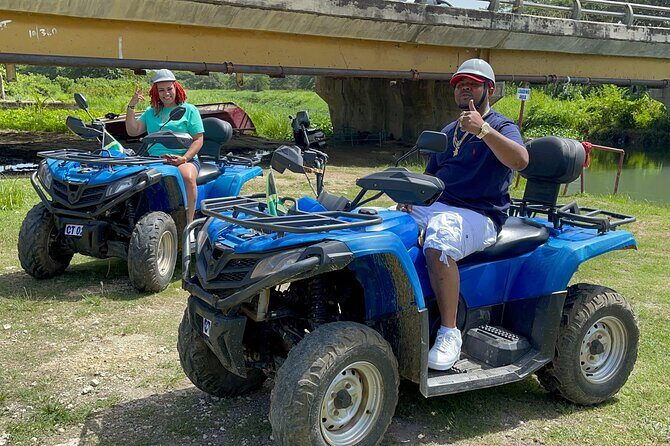 Private Half-Day Tour ATV's and Rick's Cafe with Pickup - Lunch: Authentic Jamaican Flavors