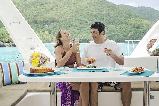 Private, Luxury Virgin Islands Sunset and Champagne Cruise for Twelve Guests - The Experience in Detail