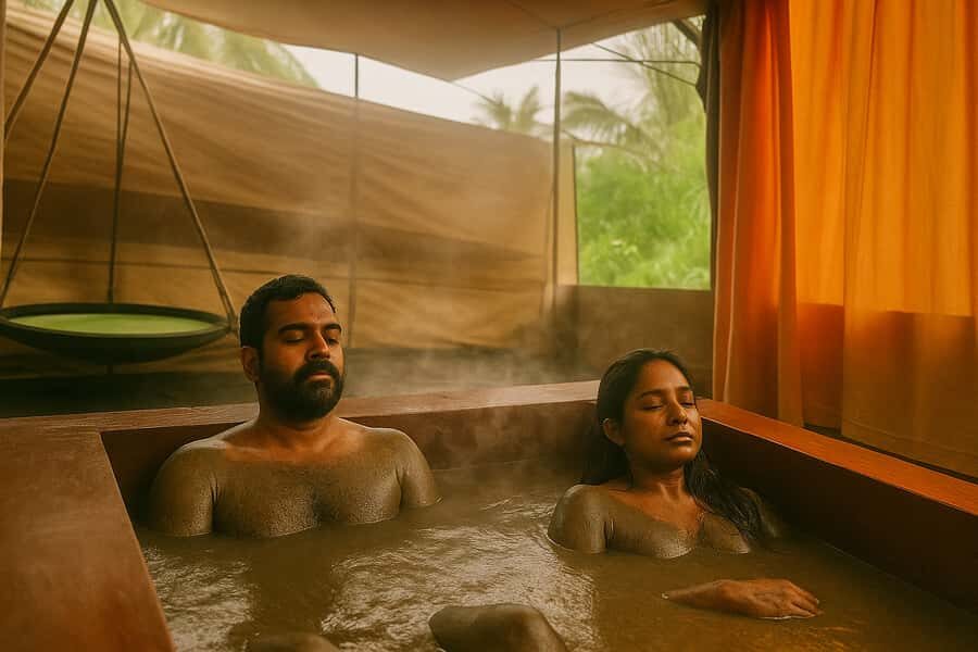 Private Organic Mud Bath with Ayurvedic Sauna Arambol Goa - A Closer Look at the Experience