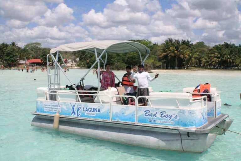 Private pontoon tour in the seven colors Bacalar lagoon - What You’ll See and Do