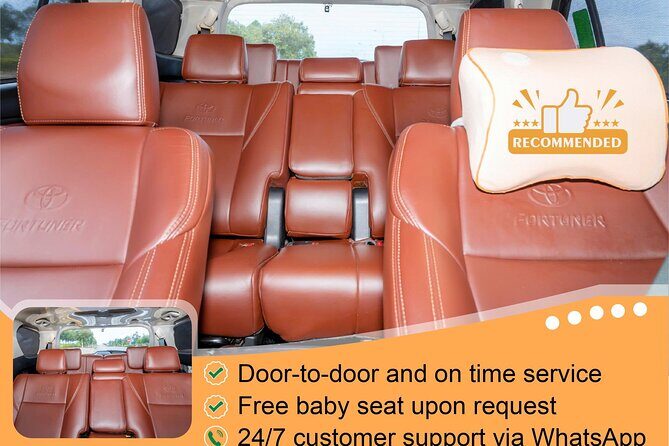 Private Transfer From Ninh Binh To Ha Long Bay(Tuan Chau harbor) - Inside the Vehicle: Comfort and Convenience
