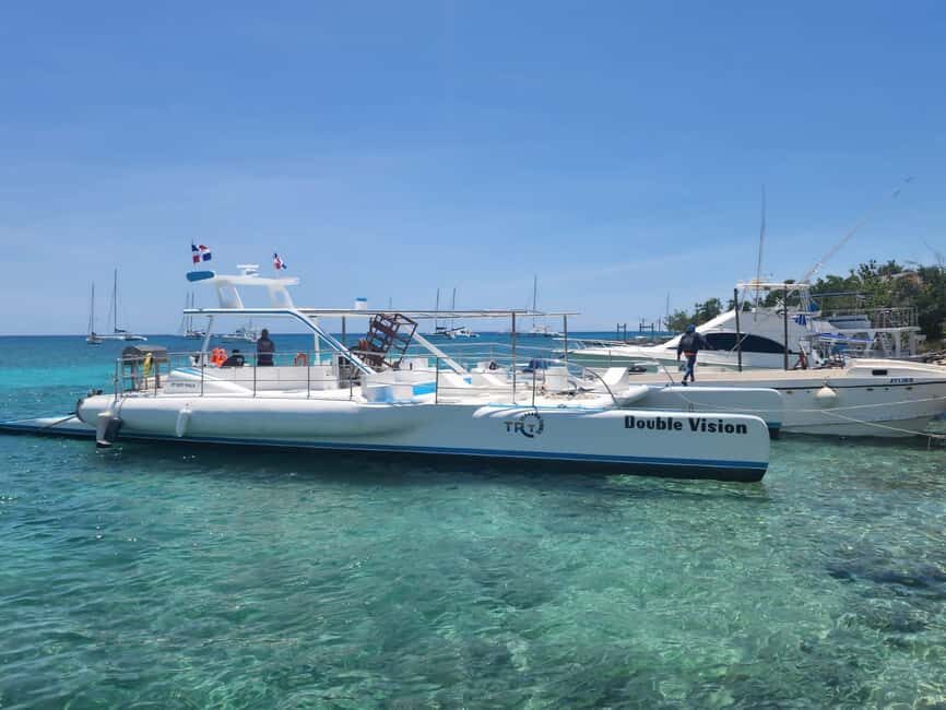 Punta Cana: Exclusive Private Catamaran Tour to Saona Island  VIP Service - The Highlights of Sailing and Stops