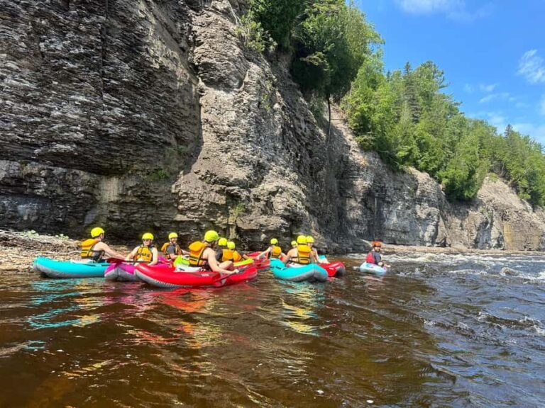 Quebec City: Guided rafting and kayaking 30 minutes from the city  Family - The Itinerary: What to Expect from Start to Finish