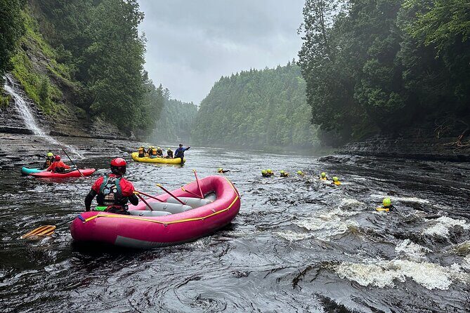 Quebec: Guided Rafting and Inflatable Kayaking Family Activity - The End of the Journey