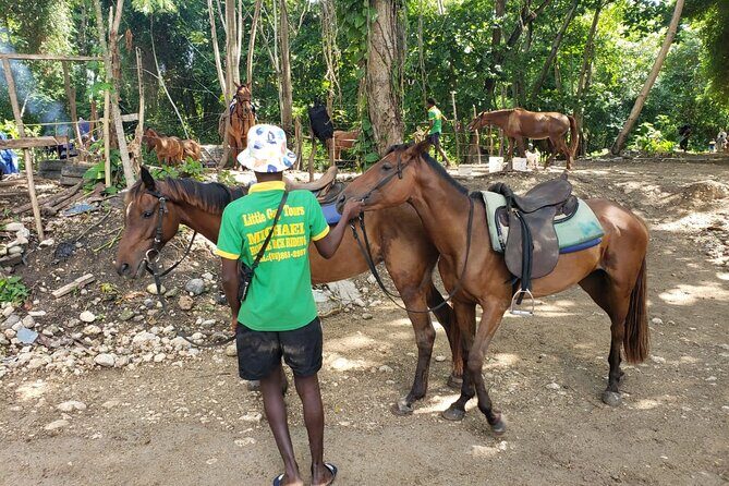 Rio Nuevo Jamaica Private Rafting Horse Ride Adventure - Detailed Breakdown of the Itinerary
