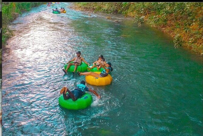 River rapids tubing rafting kayaking and beach Adventure - Transportation, Duration, and Group Size