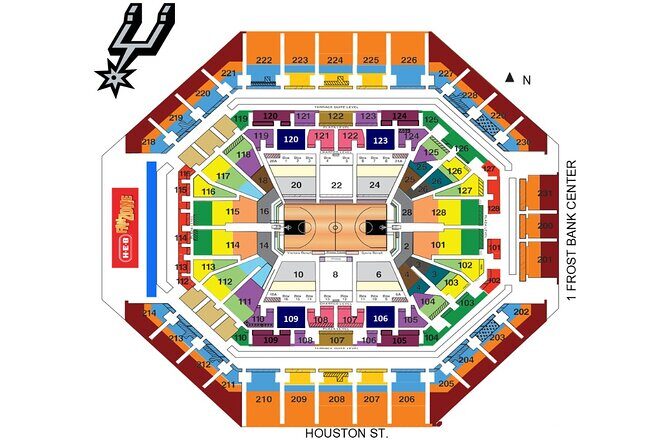 San Antonio Spurs NBA Game Ticket - The On-Court Action