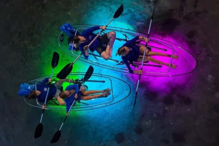 San Marcos: Sunset Clear Kayak Eco Tour with Glow Lights - Practicalities & Considerations